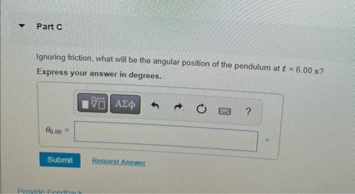 [solved] A Simple Pendulum Is 0 36 Mathrm{~m} Long