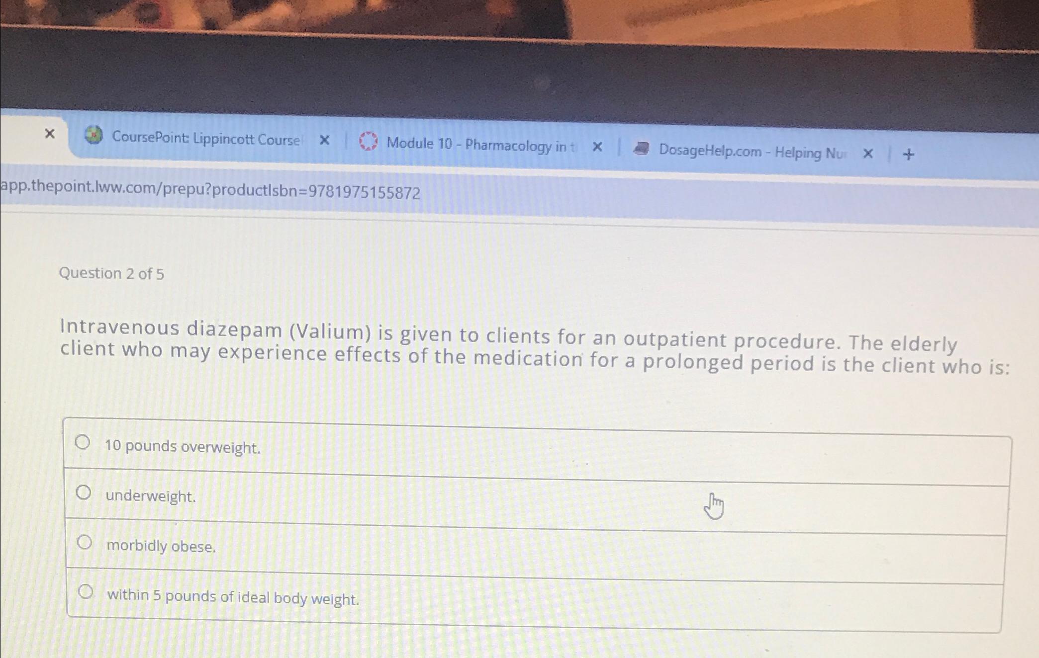 Solved CoursePoint Lippincott CourseModule 10 - | Chegg.com