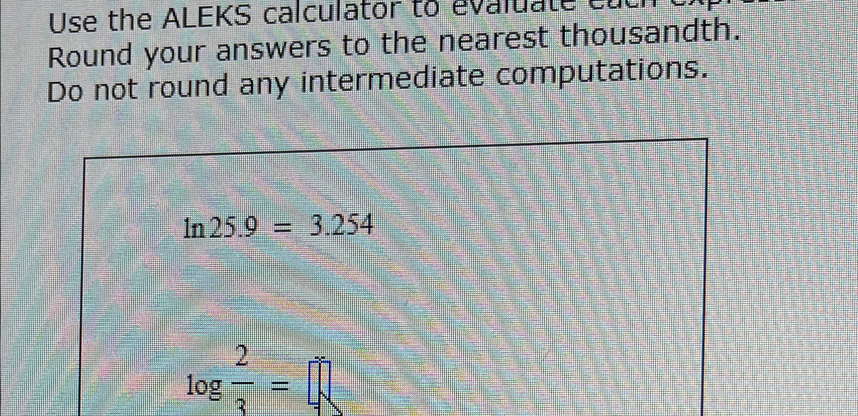 Solved Round your answers to the nearest thousandth. Do not | Chegg.com