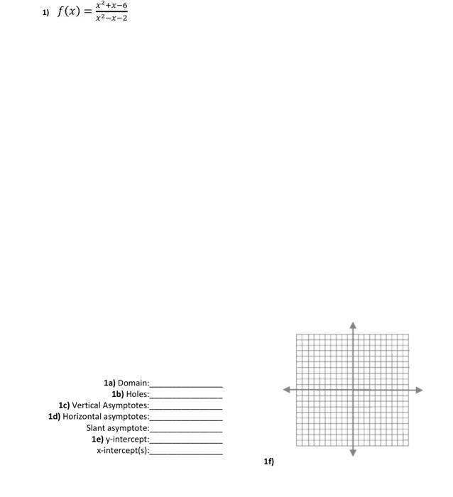 Solved Use the rational functions in problem 1 below to | Chegg.com