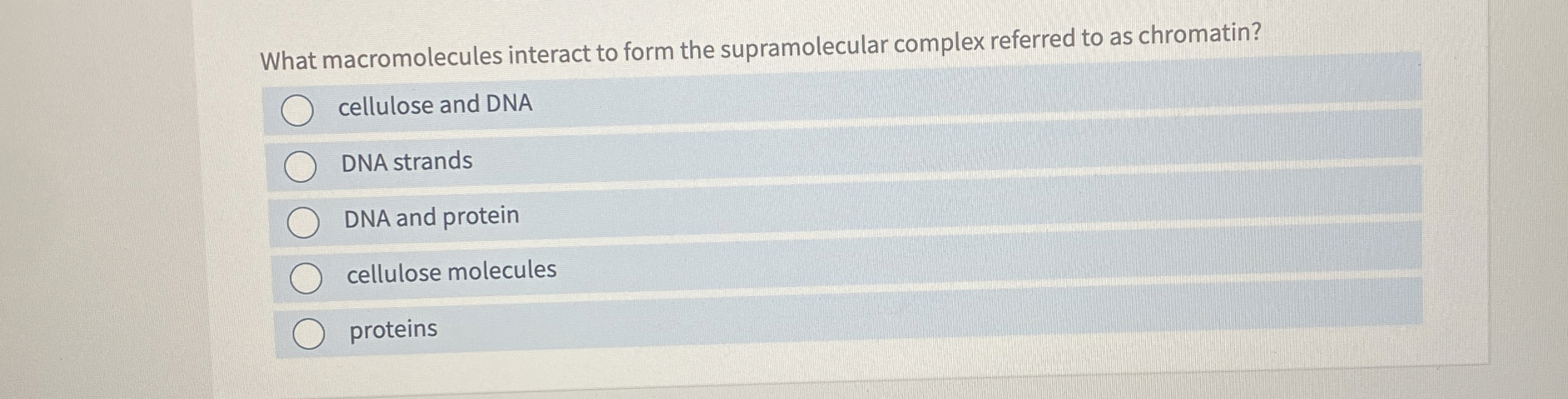 Solved What macromolecules interact to form the | Chegg.com
