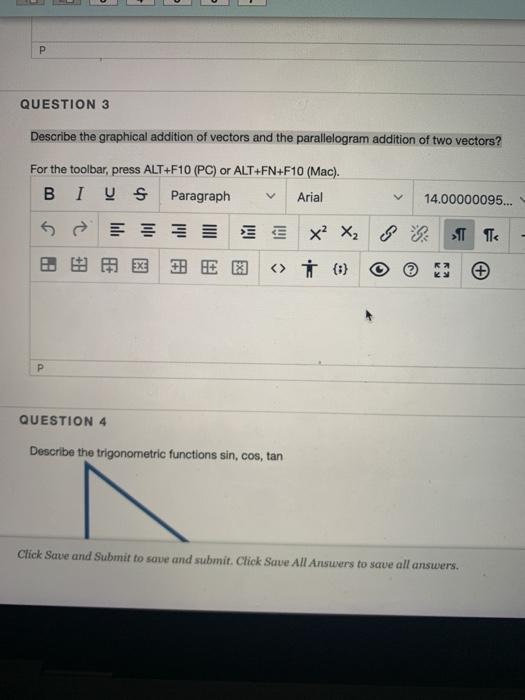 Solved P QUESTION 3 Describe the graphical addition of | Chegg.com