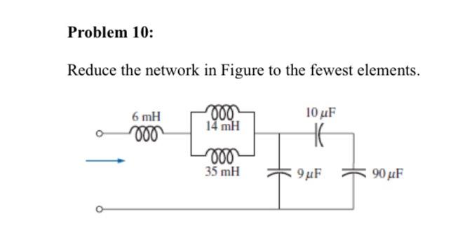 Solved Reduce the network in Figure to the fewest elements. | Chegg.com