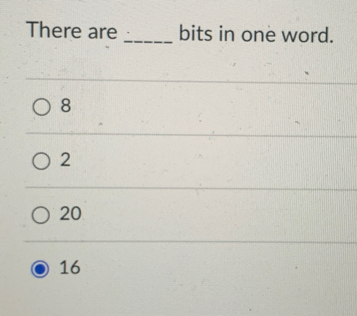 Solved There are bits in one word.822016 | Chegg.com