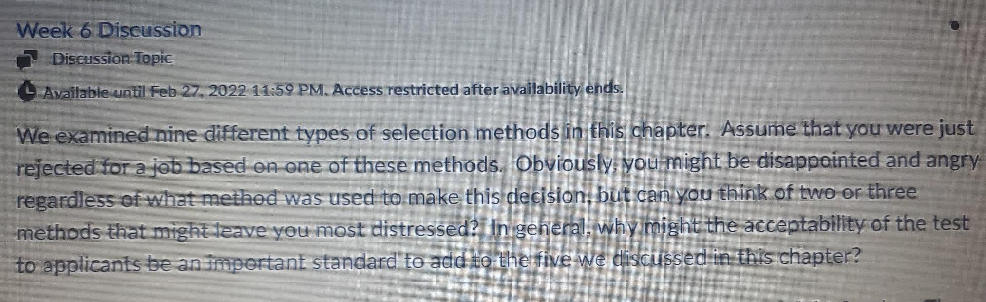 Solved Veekly Learning Objectives (CLO numbers listed are | Chegg.com