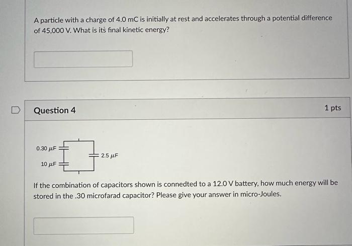 Solved A particle with a charge of 4.0mC is initially at | Chegg.com