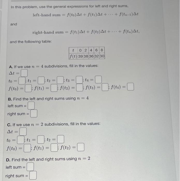 Solved In this problem, use the general expressions for left | Chegg.com