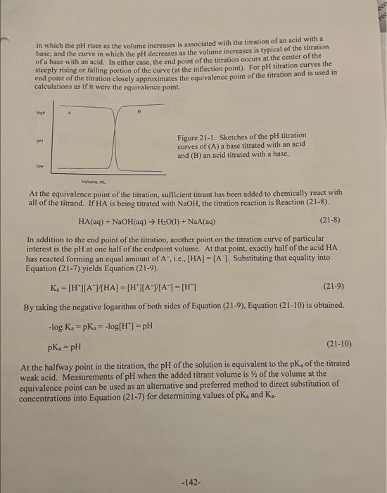 pH Measurement and pH Titration Curve Report Sheet | Chegg.com