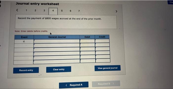 Solved Exercise 4-13 (Algo) Record transactions and | Chegg.com