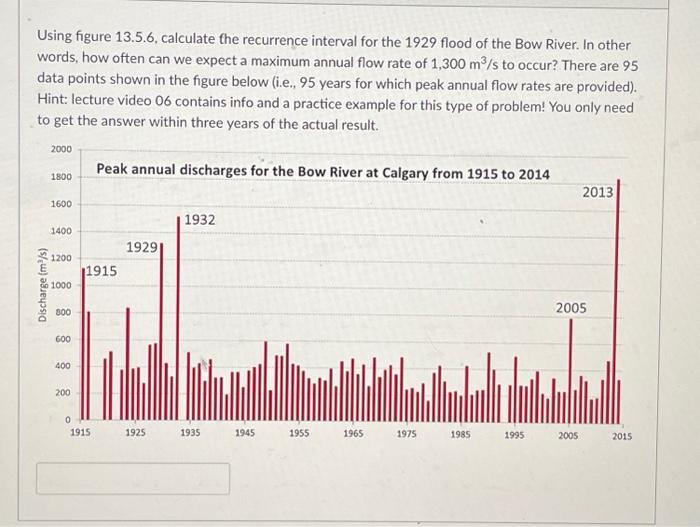 Using figure 13.5.6, calculate the recurrence | Chegg.com