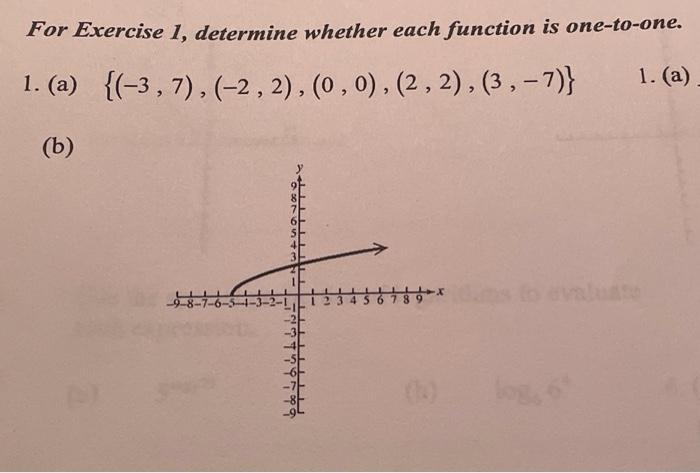 Solved For Exercise 1 Determine Whether Each Function Is