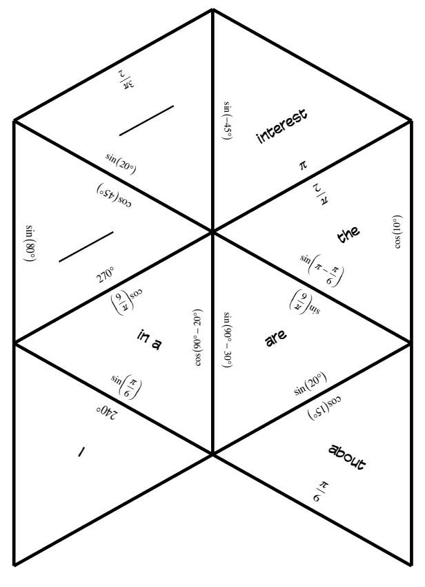 Solved Trig Puzzle Trig Identities are trigonometric | Chegg.com