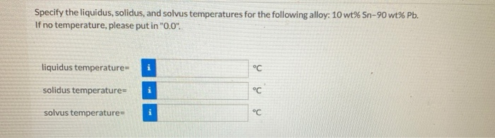 Solved Specify the liquidus, solidus, and solvus | Chegg.com