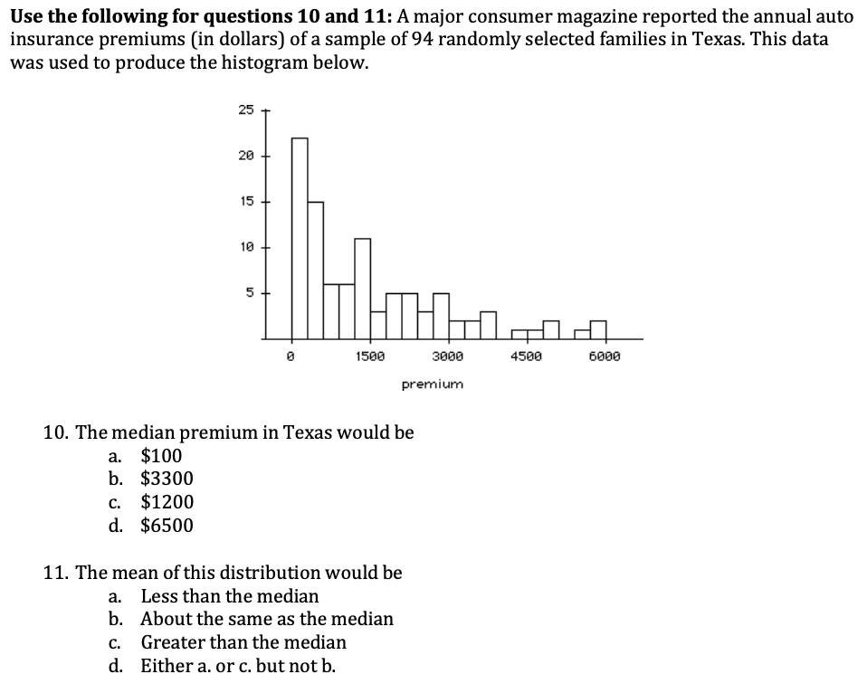 Solved Use the following for questions 10 ﻿and 11: A major | Chegg.com