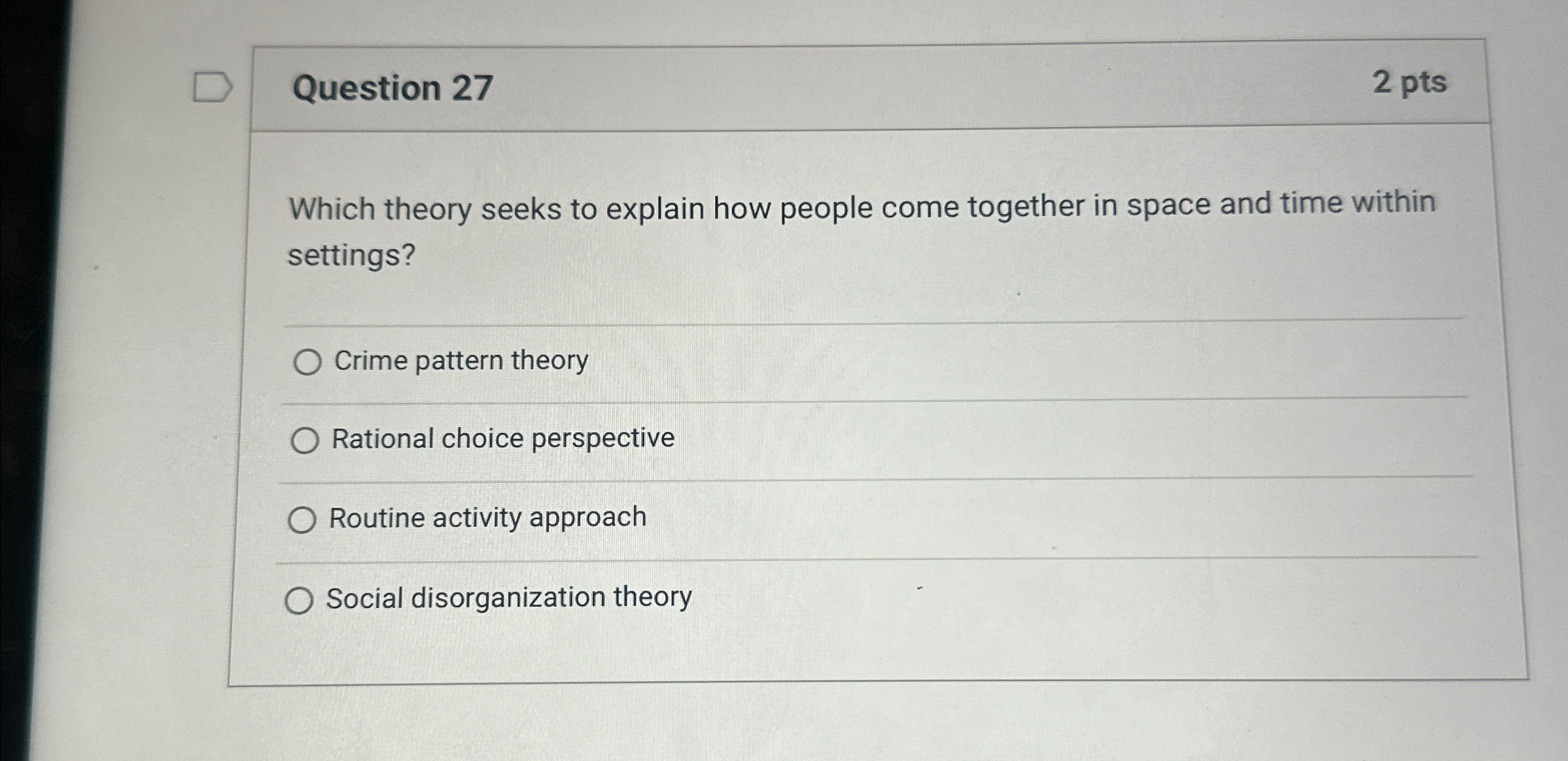 Solved Question 272 ﻿ptsWhich theory seeks to explain how | Chegg.com