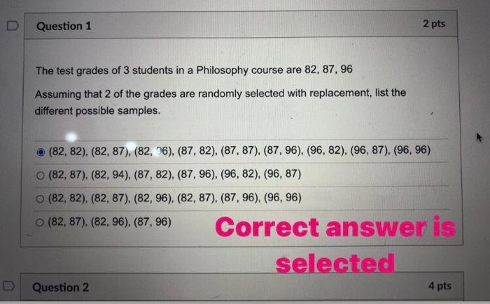 Solved QUESTION 3The mean of the sample medians (from the | Chegg.com