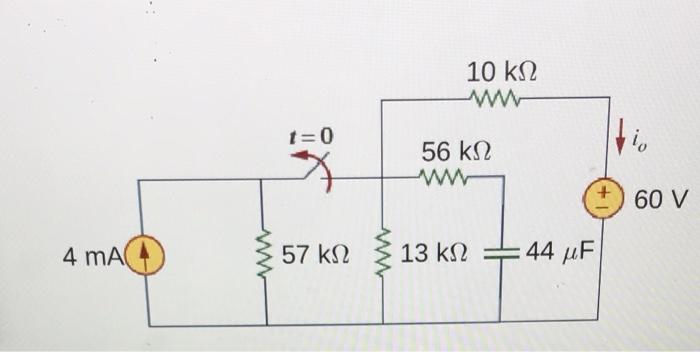Solved For the circuit shown above, find the source current | Chegg.com