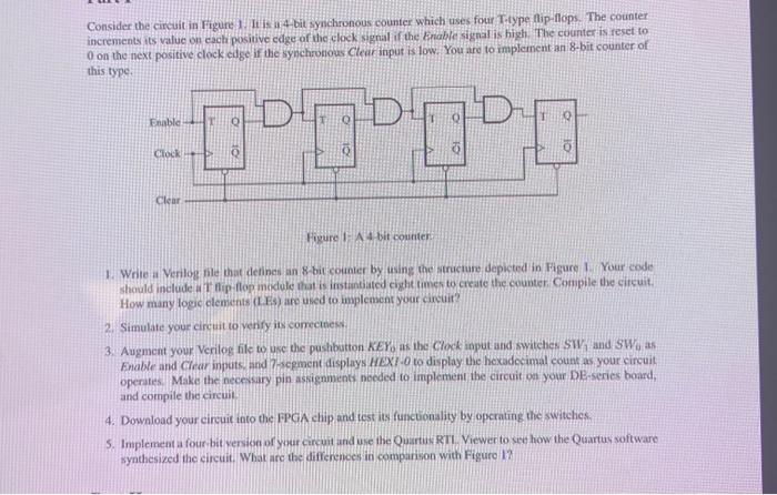 In quartus please and I also attached the statemnt | Chegg.com