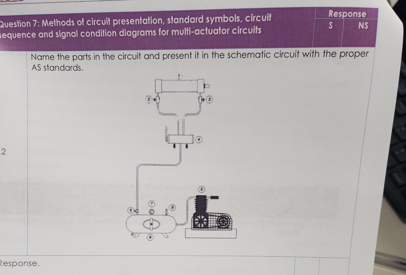 Solved Question 7: Methods of circuit presentation, standard | Chegg.com