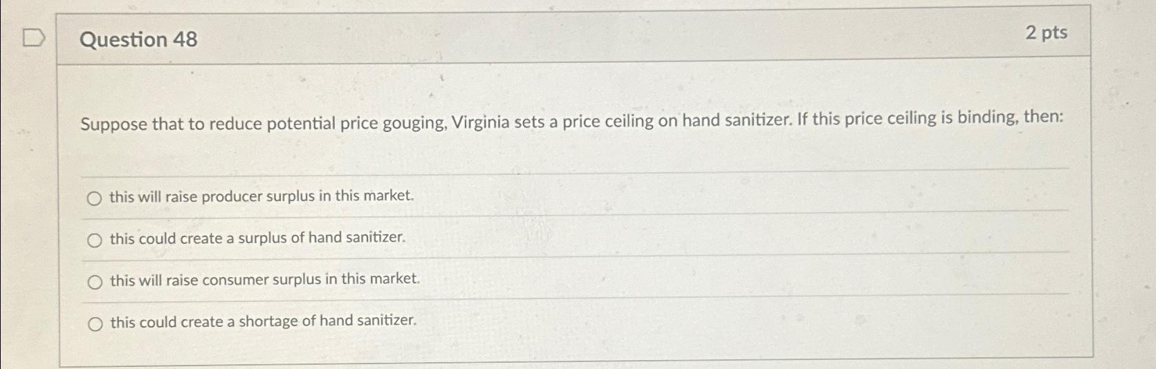 Solved Question 482 ﻿ptsSuppose that to reduce potential | Chegg.com