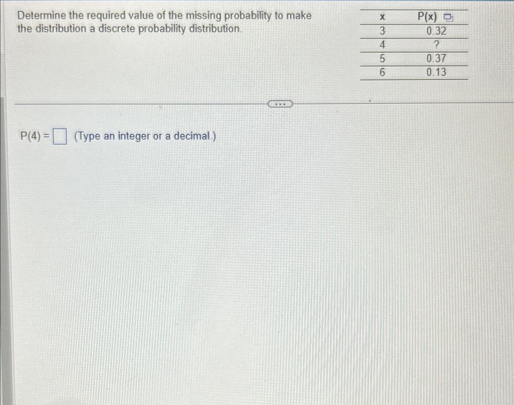 Solved Determine the required value of the missing | Chegg.com