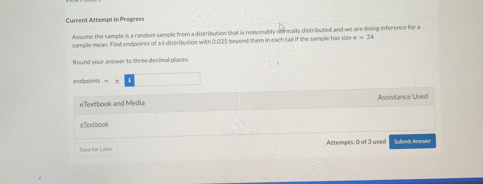 Solved Current Attempt in Progress Assume the sample is a | Chegg.com