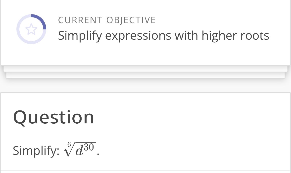 Solved CURRENT OBJECTIVESimplify expressions with higher | Chegg.com