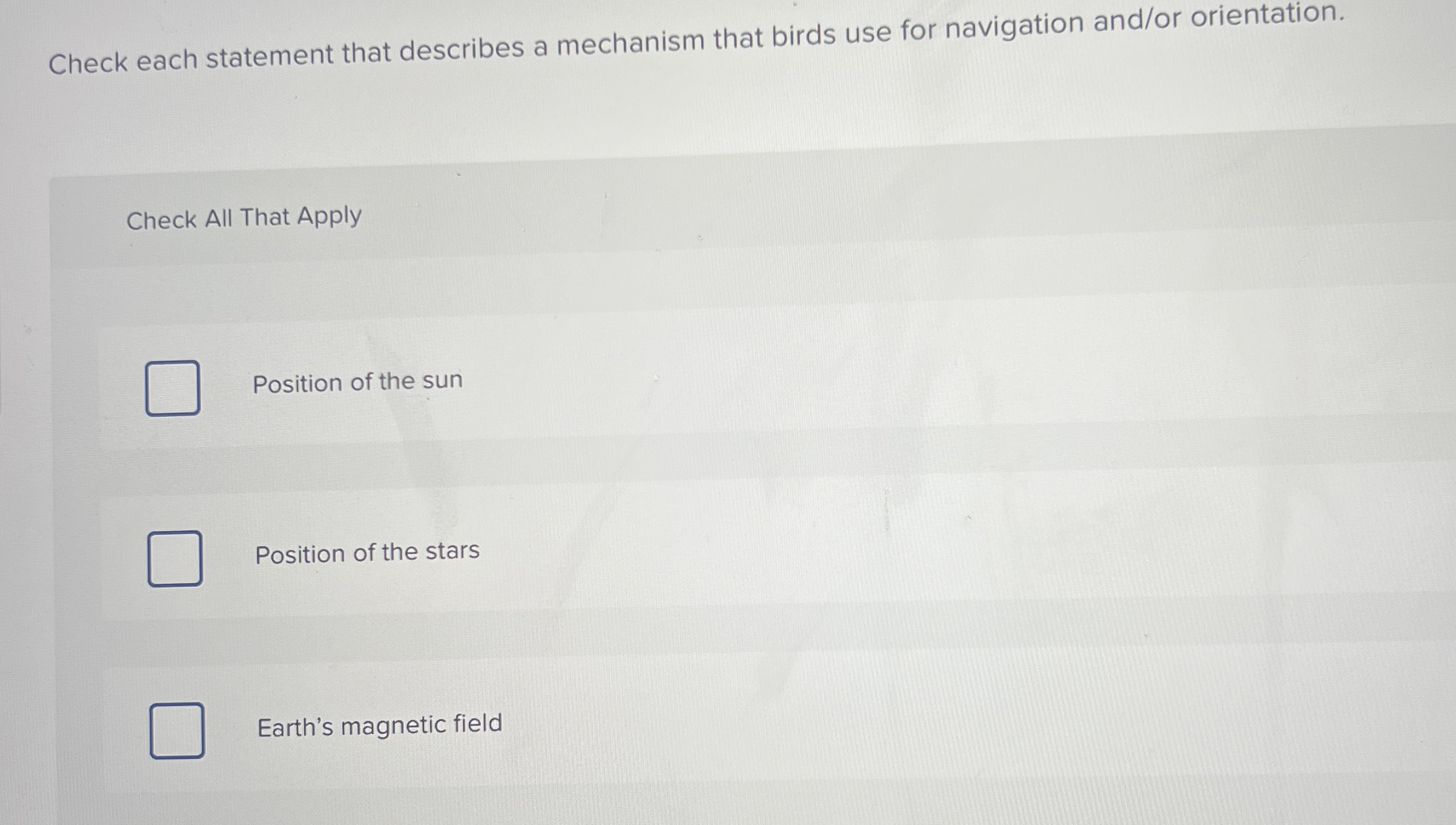 Solved Check each statement that describes a mechanism that | Chegg.com