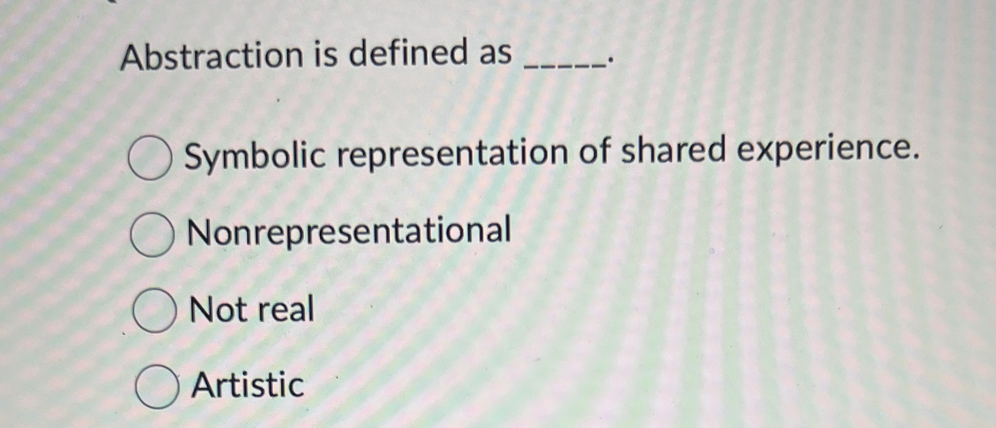 Solved Abstraction is defined asSymbolic representation of | Chegg.com