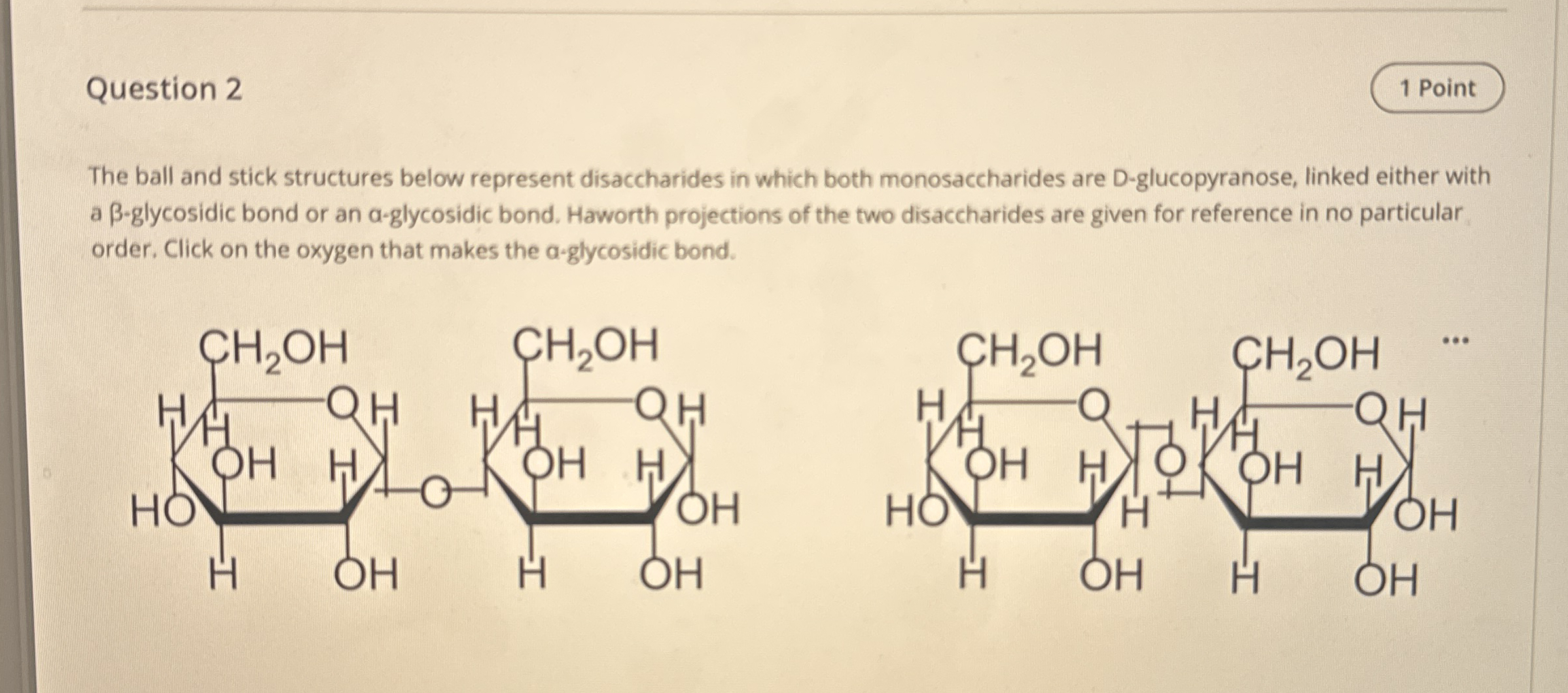 Question 21 ﻿PointThe ball and stick structures below | Chegg.com