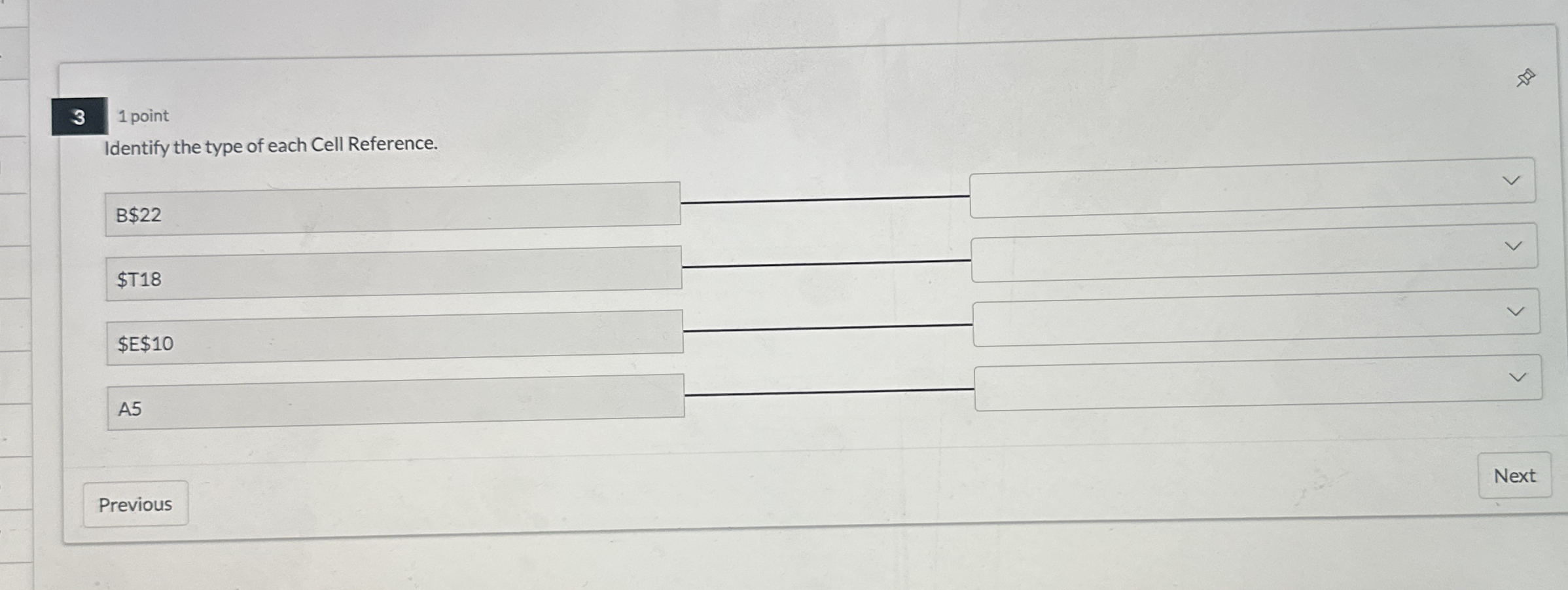 Solved 31 ﻿pointIdentify the type of each Cell | Chegg.com
