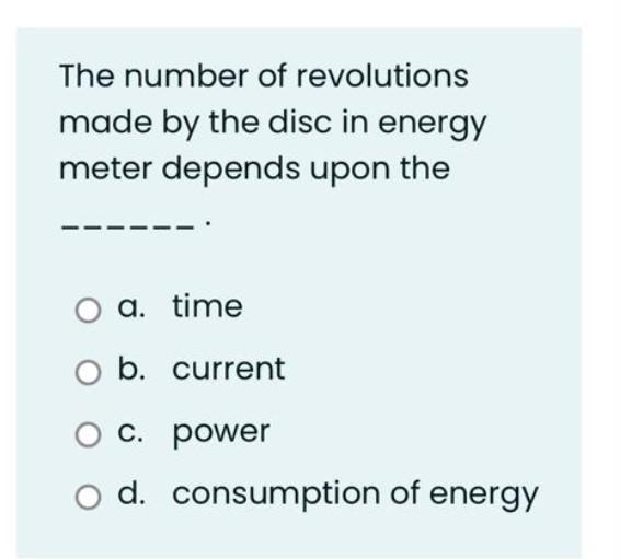 Solved The number of revolutions made by the disc in energy | Chegg.com