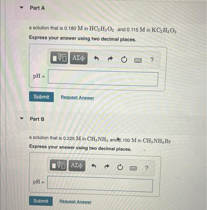 Solved Use the Henderson-Hasselbalch equation to calculate | Chegg.com