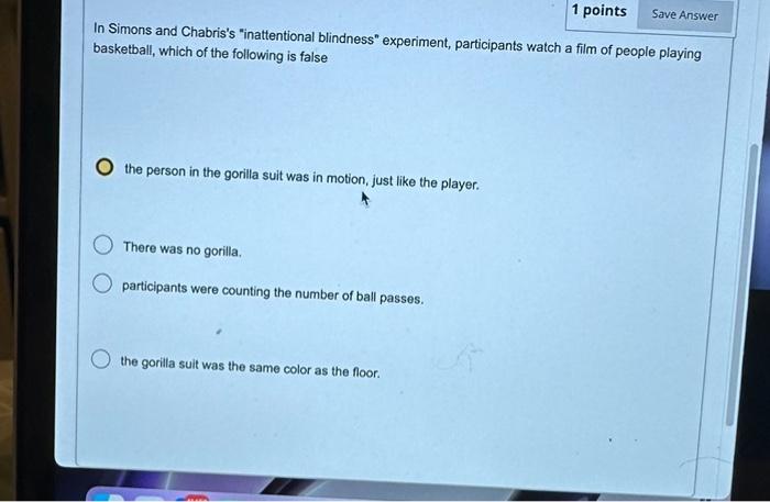 Solved In the false memory experiment, which words should be | Chegg.com