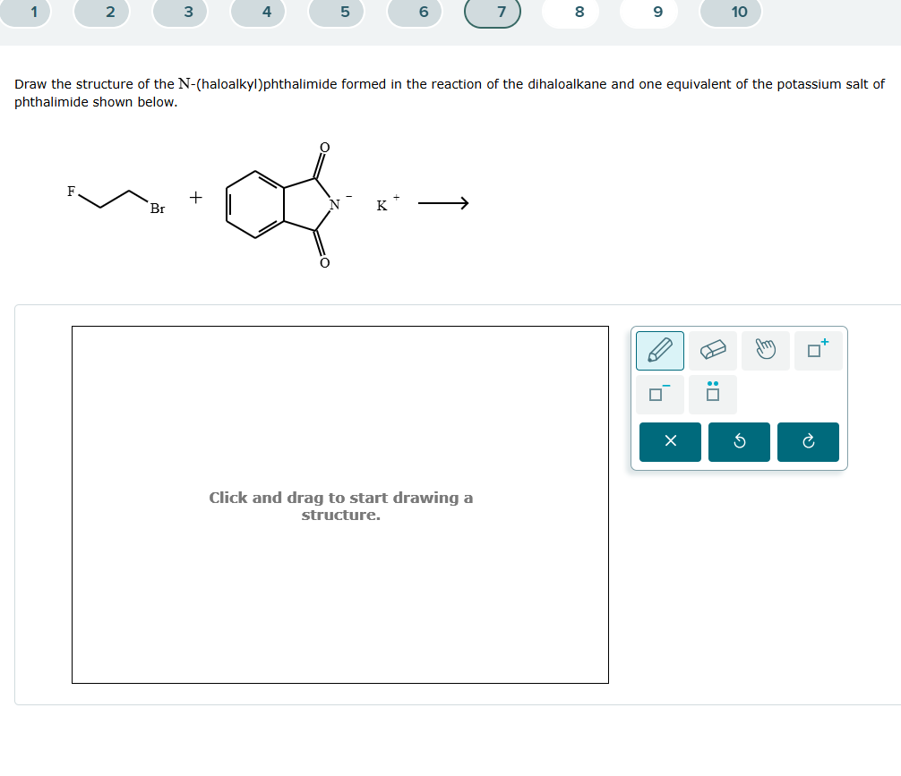 Solved Draw the structure of the N -(haloalkyl)phthalimide | Chegg.com
