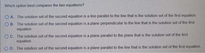 Solved Describe and compare the solution sets of | Chegg.com