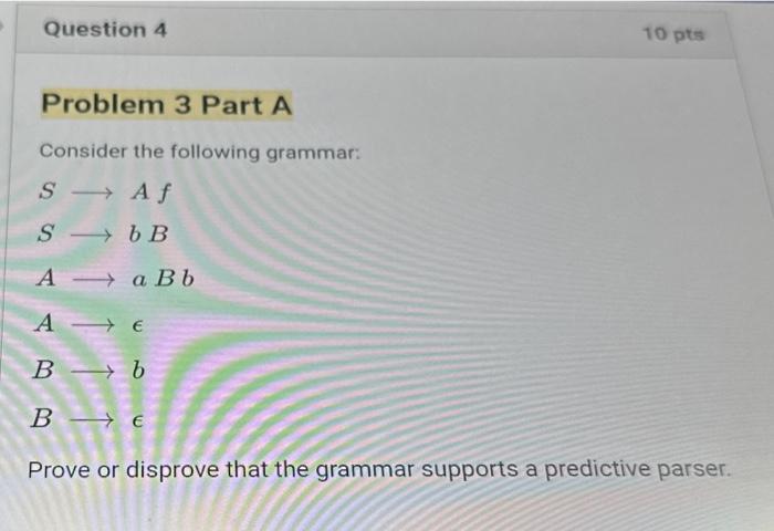 FIRST sets calculation rules: 1. FIRST (x)={x} if x | Chegg.com
