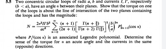 Solved 5.5 Two concentric circular loops of radii a, b and | Chegg.com