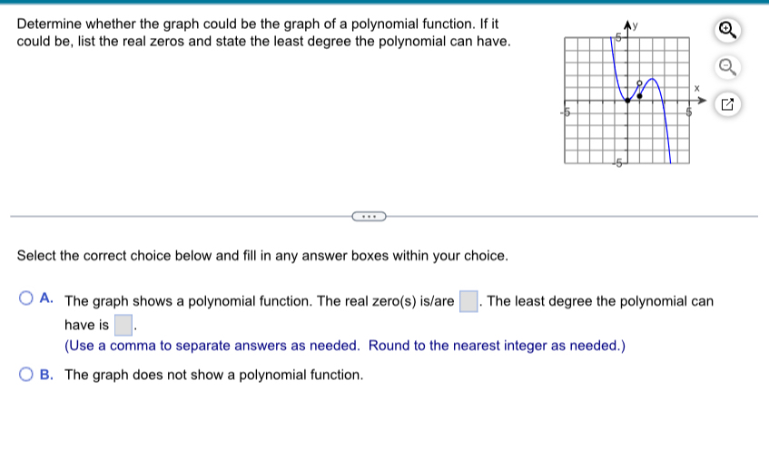 Solved Determine whether the graph could be the graph of a | Chegg.com