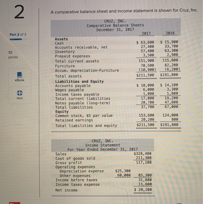 Solved 2 QS 16-12 Computing cash from asset sales LO P3 Part | Chegg.com