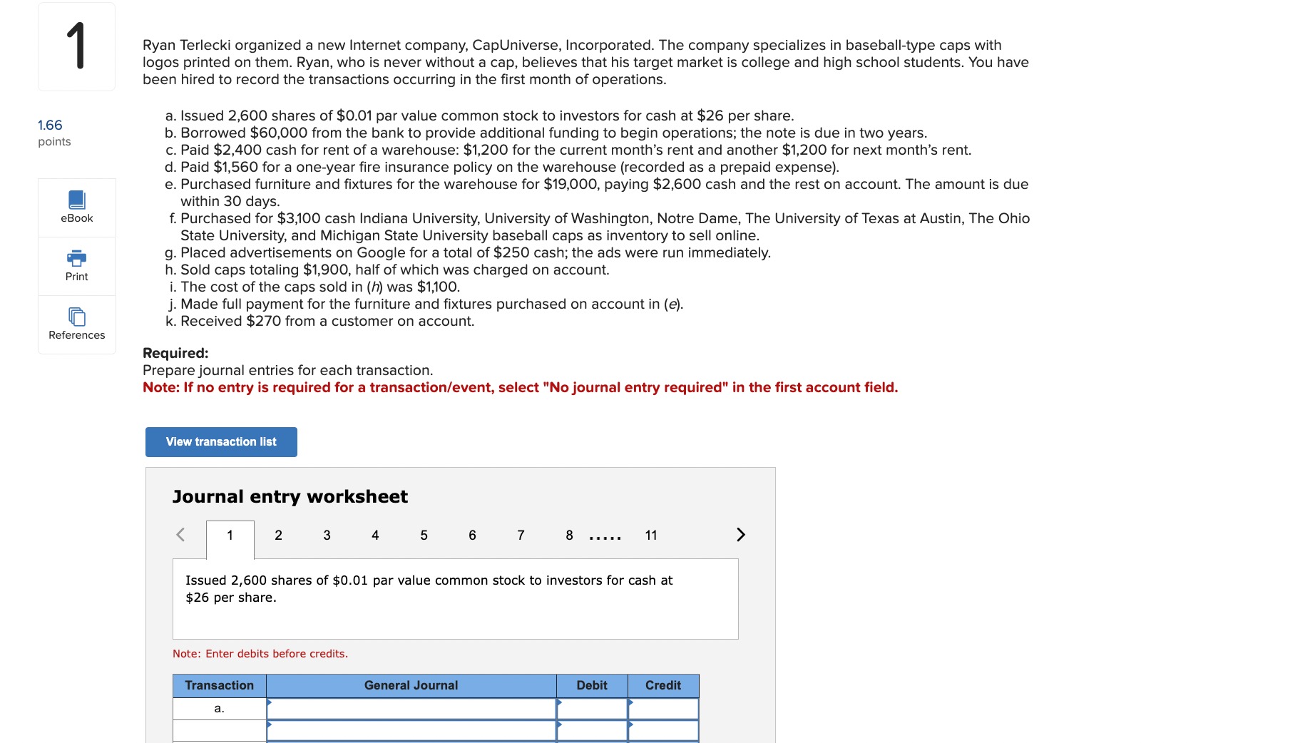 Solved Ryan Terlecki organized a new Internet company, | Chegg.com