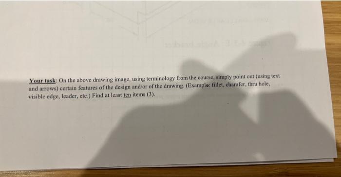 Solved Your task: On the above drawing image, using | Chegg.com