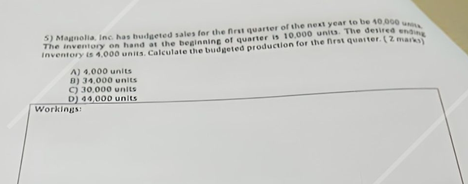 Solved Maznolla, Inc has budacted sales for the firt quarter | Chegg.com