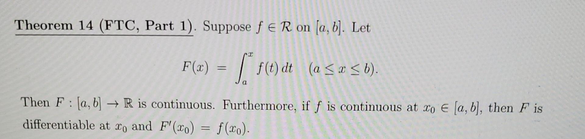 Solved for Analysis 2 please only use these theorems to | Chegg.com