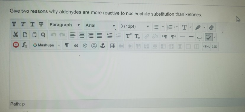 Solved Give two reasons why aldehydes are more reactive to | Chegg.com