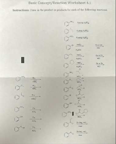 Solved Basic Concept/Reaction Worksheet 4.1Instructions: | Chegg.com