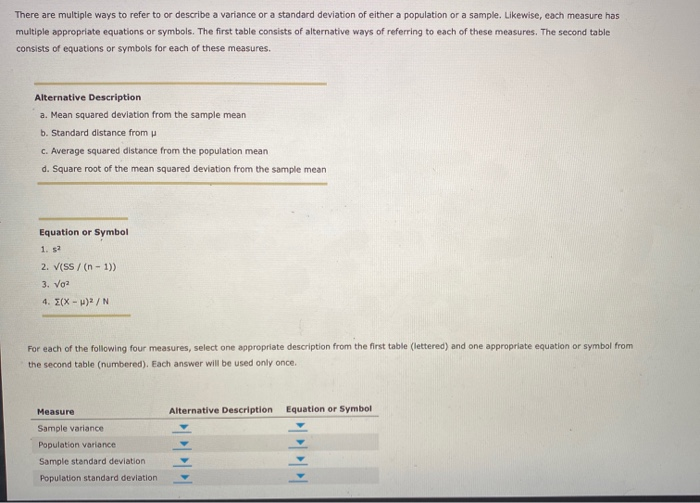 Solved There are multiple ways to refer to or describe a | Chegg.com