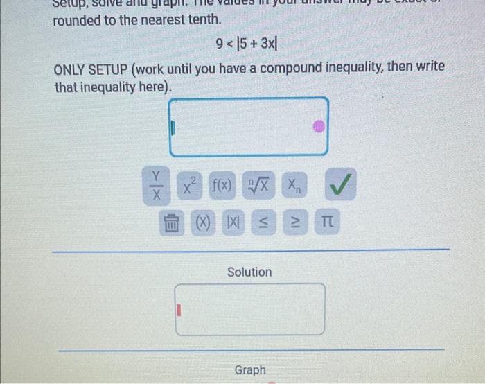 Solved rounded to the nearest tenth. 9
