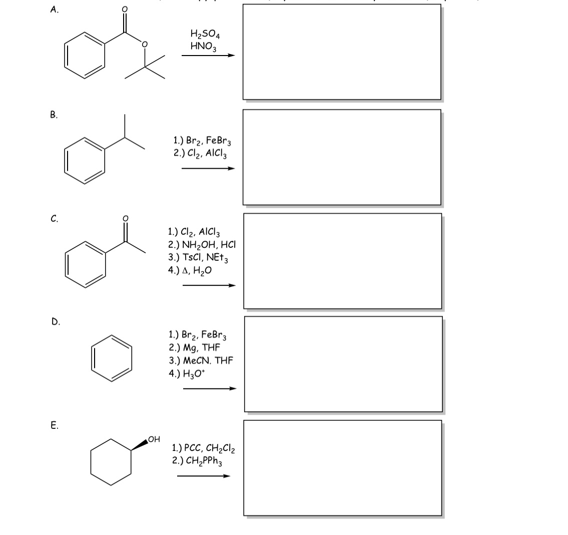Solved Given these reaction conditions what compounds will | Chegg.com