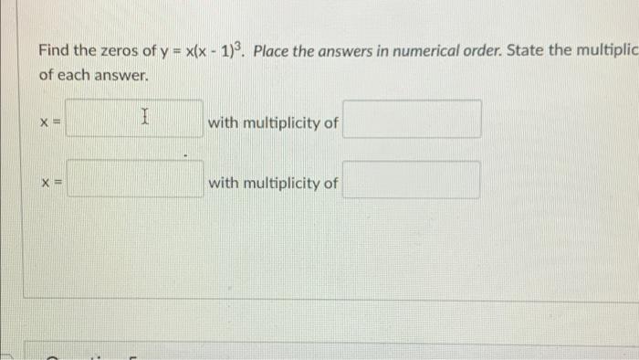 Solved Algebra 2 Polynomials Linear Factors And Zeros